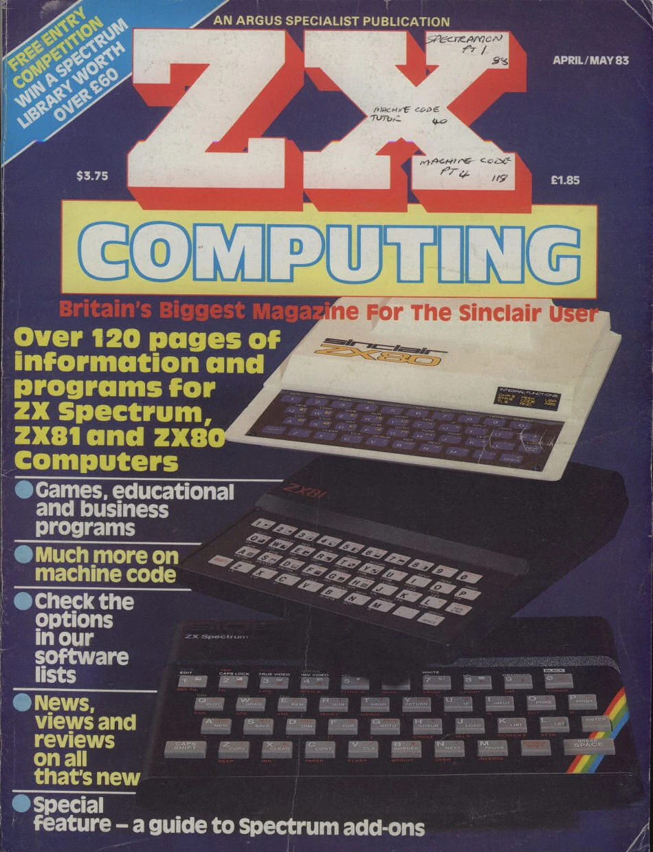 ZX Computing Issue 6 | Magazines from the Past Wiki | Fandom