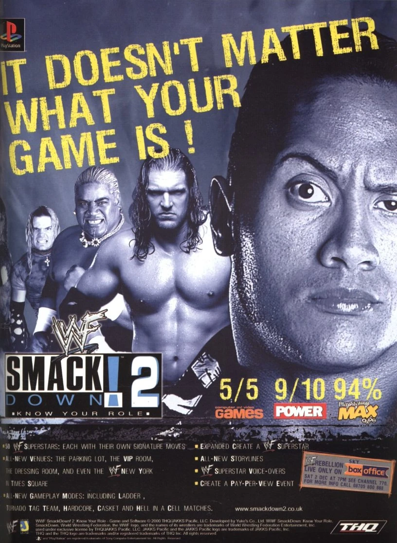 WWF SmackDown! 2: Know Your Role Magazines From The Past, 52% OFF