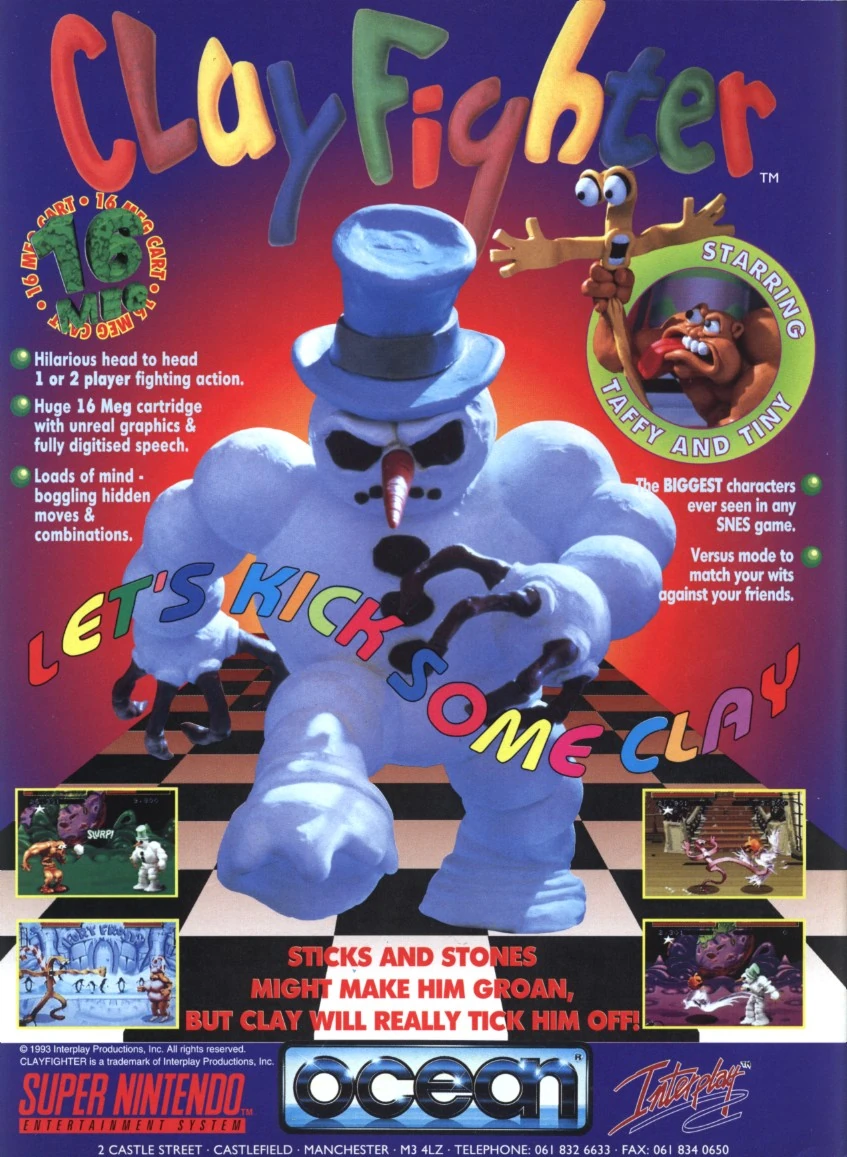 Clayfighter | Magazines from the Past Wiki | Fandom