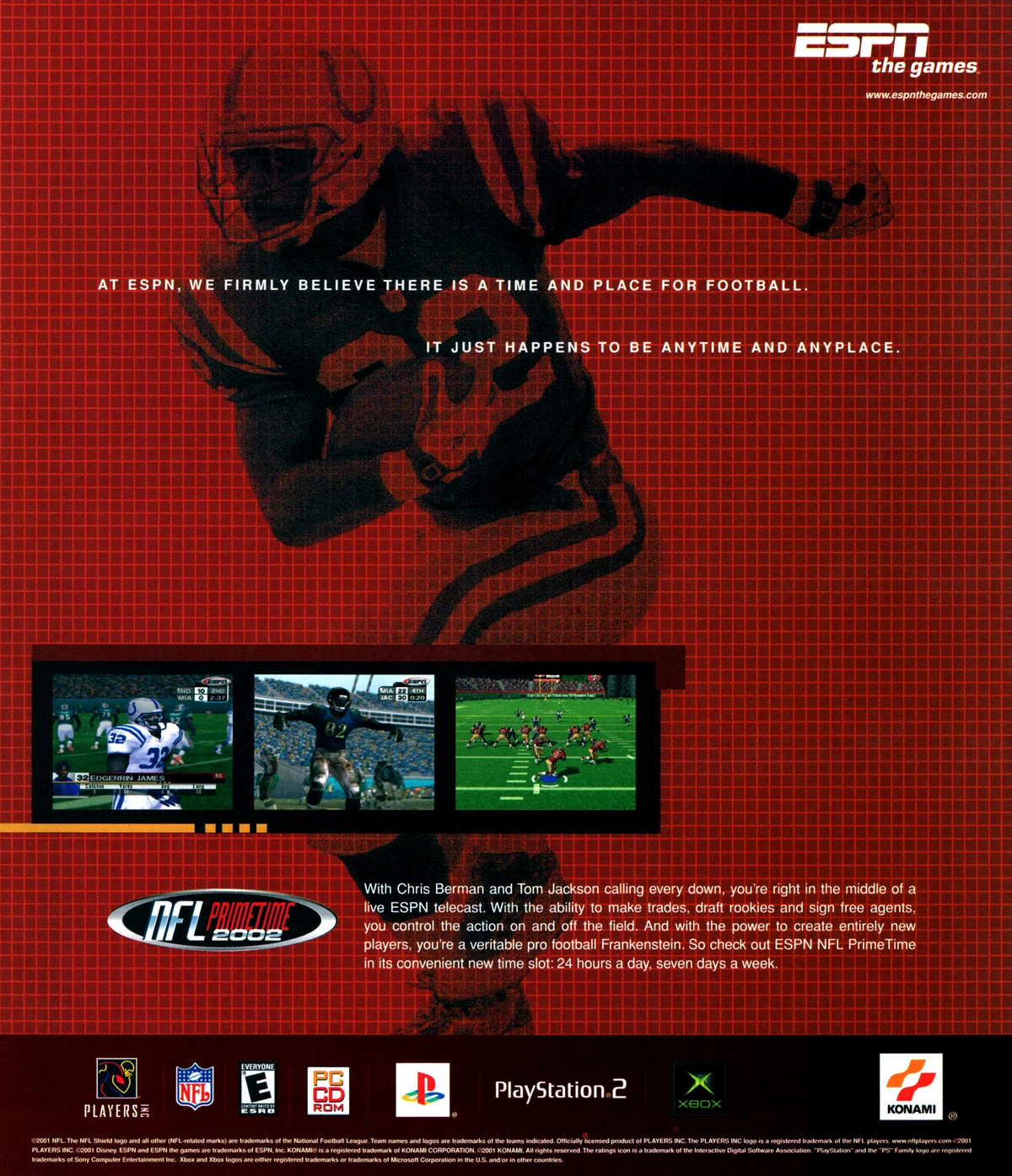 ESPN NFL PrimeTime 2002 | Magazines from the Past Wiki | Fandom
