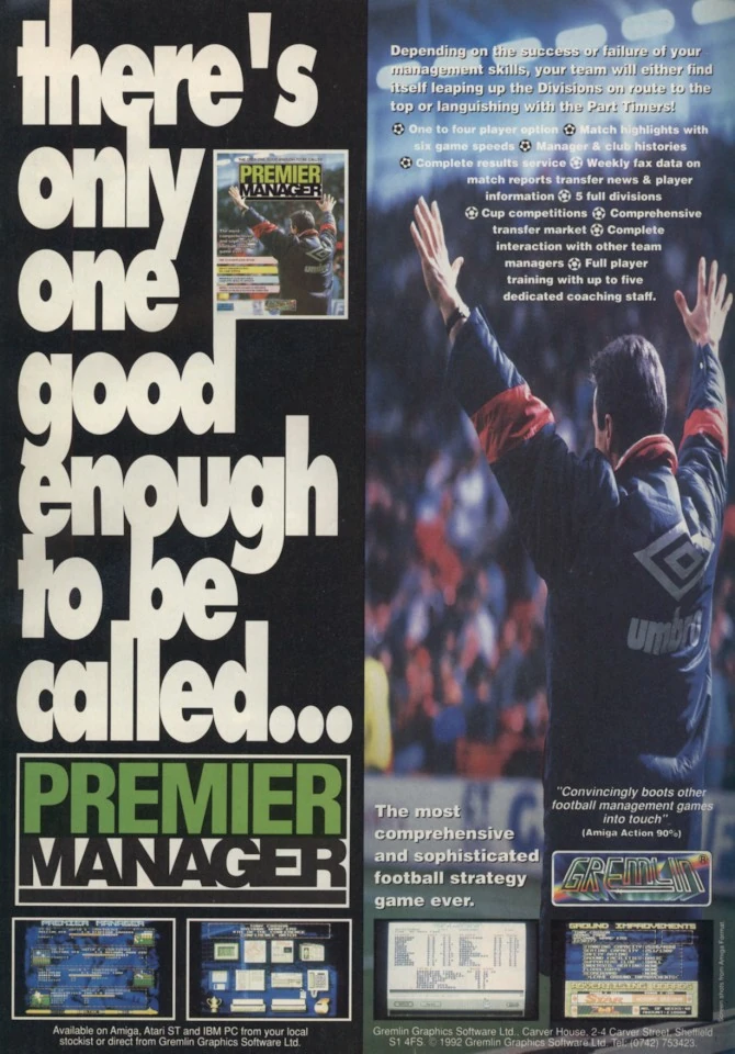 Premier Manager | Magazines from the Past Wiki | Fandom
