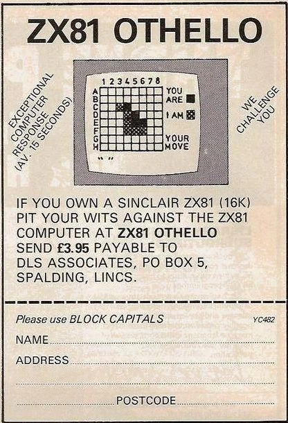 ZX81 Othello | Magazines from the Past Wiki | Fandom