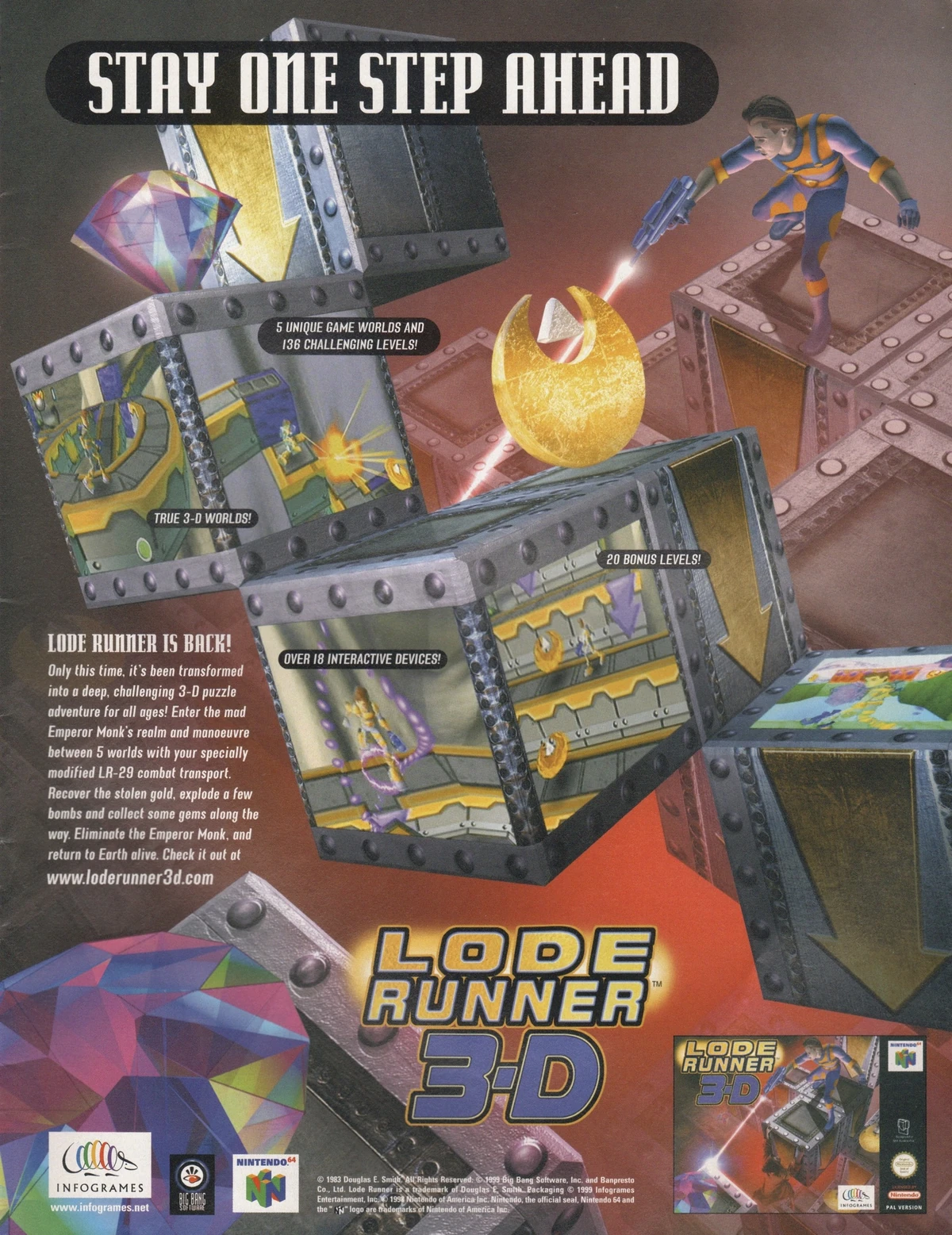 Lode Runner 3-D | Magazines from the Past Wiki | Fandom