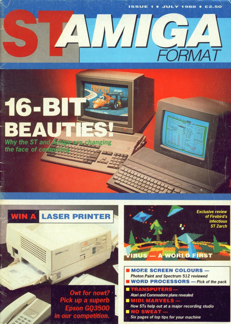 ST Amiga Format Issue 1 | Magazines from the Past Wiki | Fandom