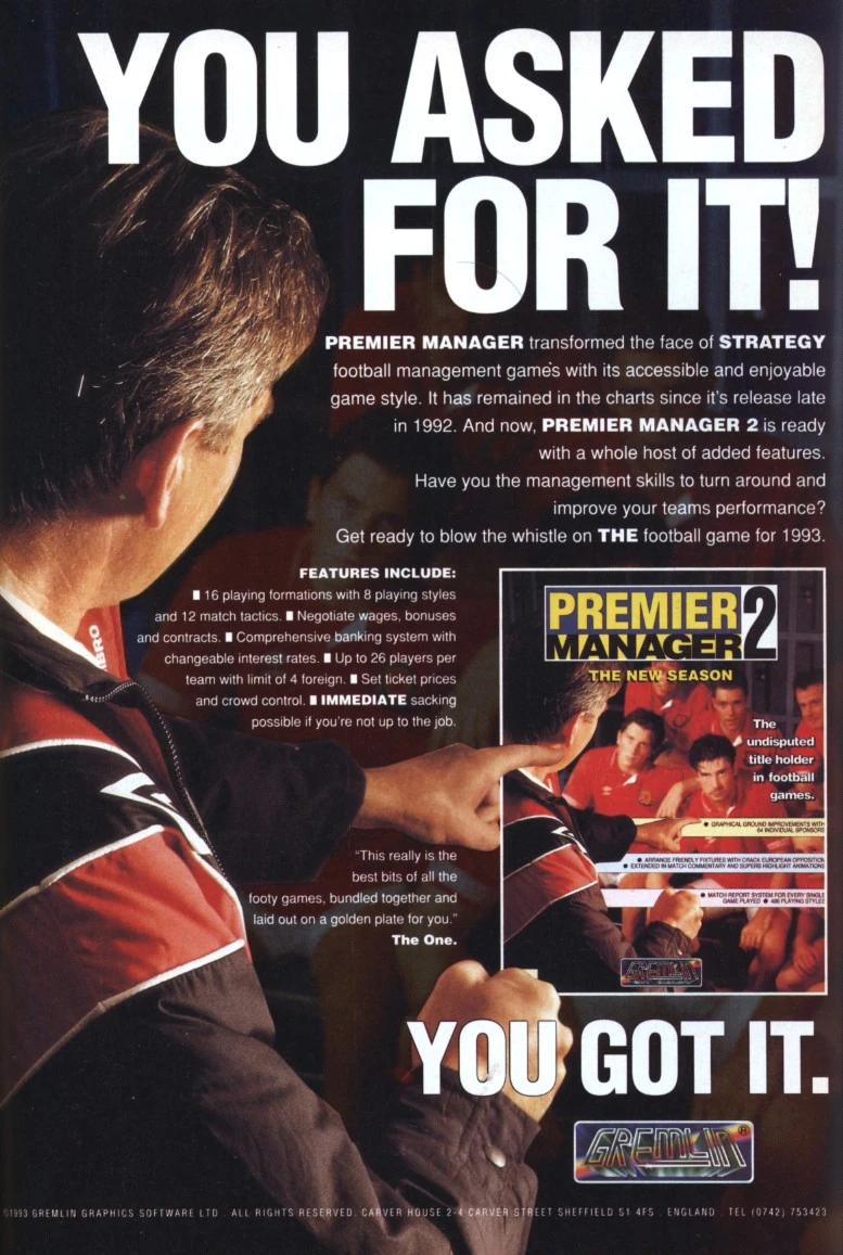 Premier Manager 2 | Magazines from the Past Wiki | Fandom