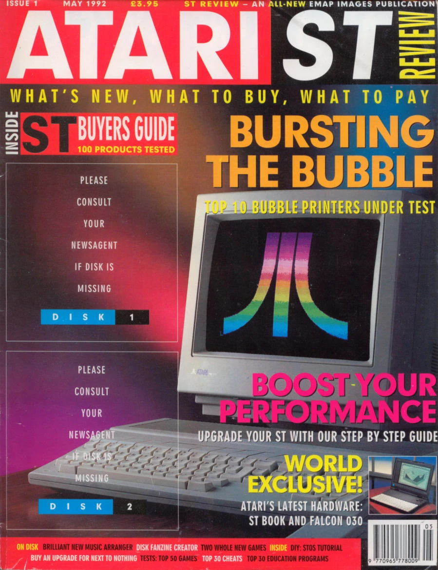 Atari ST Review Issue 1 | Magazines from the Past Wiki | Fandom