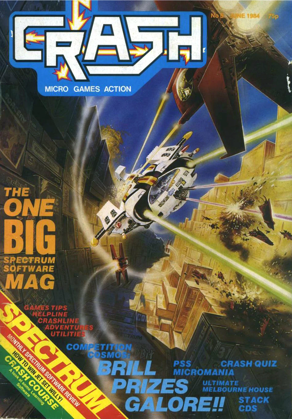 Crash Issue 5 | Magazines from the Past Wiki | Fandom