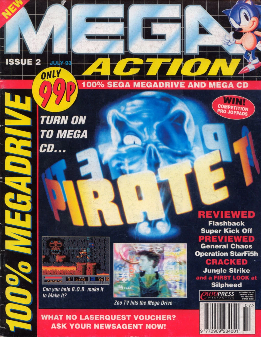 Mega Action Front Cover Gallery | Magazines from the Past Wiki | Fandom