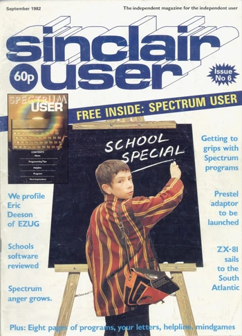 Sinclair User Issue 6 | Magazines from the Past Wiki | Fandom