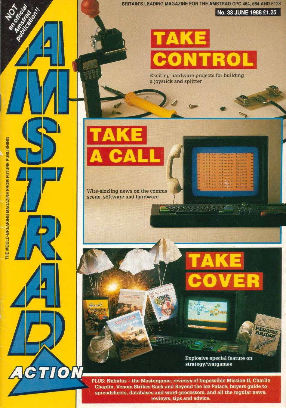 Amstrad Action Issue 33 | Magazines from the Past Wiki | Fandom