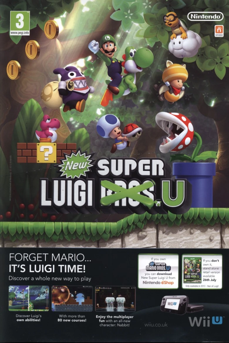New Super Luigi U | Magazines from the Past Wiki | Fandom