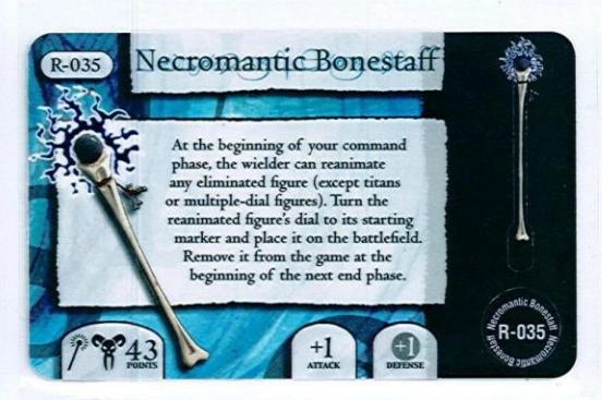 Necromantic Bonestaff | Mage Knight Wiki | Fandom