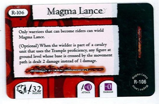 Magma Lance | Mage Knight Wiki | Fandom
