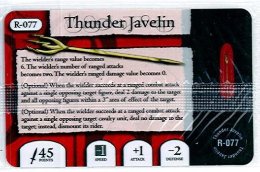 Thunder Javelin | Mage Knight Wiki | Fandom