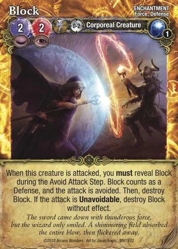 Block | Mage Wars Wikia | Fandom