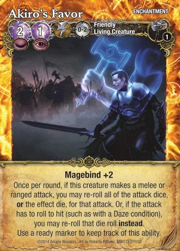 Akiro's Favor | Mage Wars Wikia | Fandom