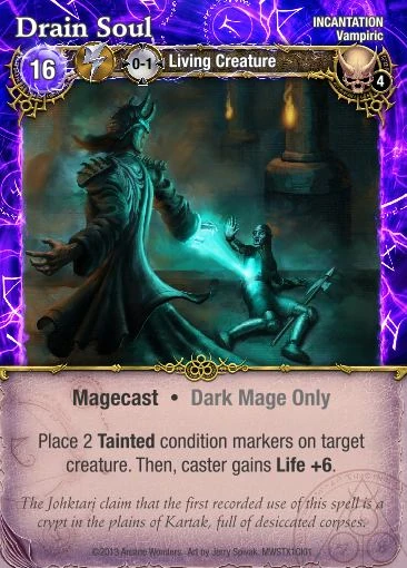 Drain Soul | Mage Wars Wikia | Fandom