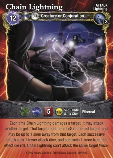 Chain Lightning | Mage Wars Wikia | Fandom