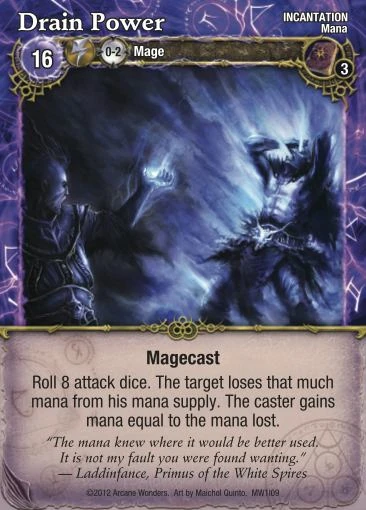 Drain Power | Mage Wars Wikia | Fandom