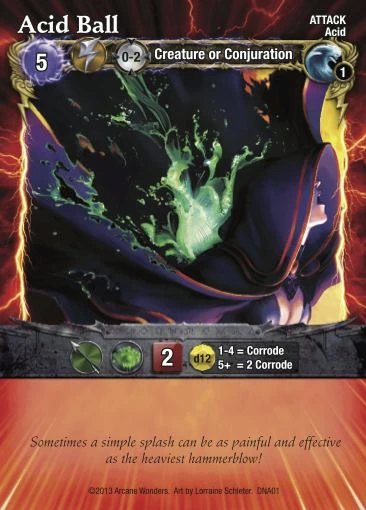 Acid Ball | Mage Wars Wikia | Fandom