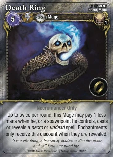 Death Ring | Mage Wars Wikia | Fandom