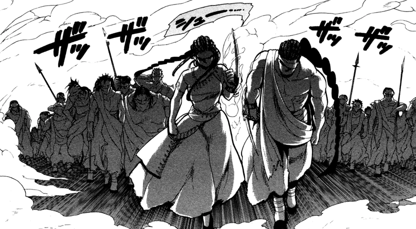 Aladdin, Morgiana & Ja'far vs Fog Troupe | Magi Wiki | Fandom