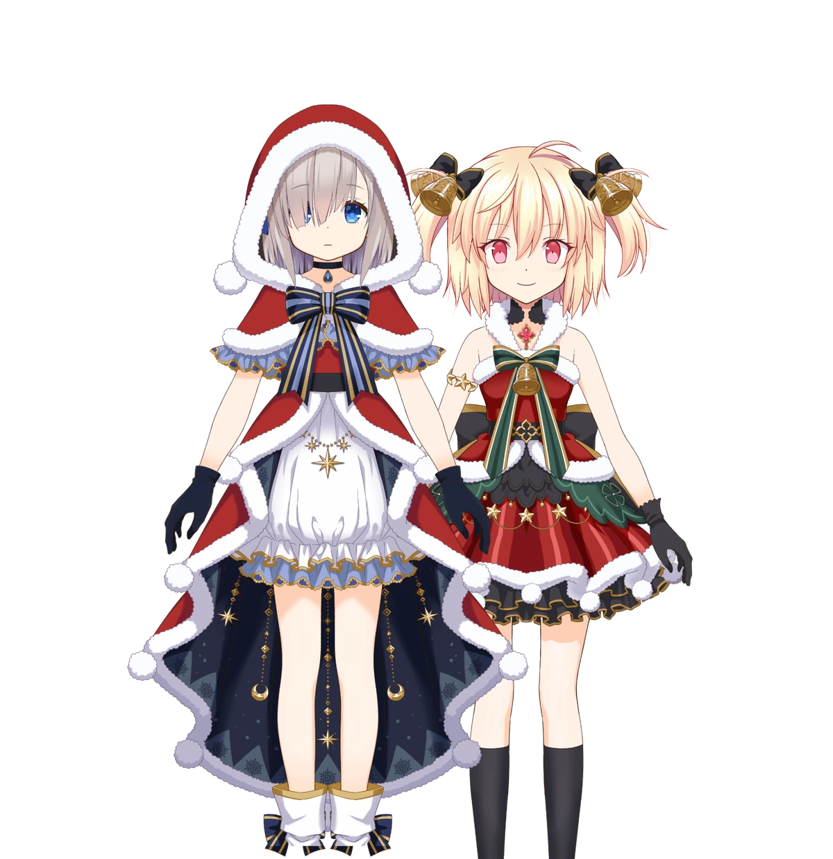 Rika & Ren (Christmas ver.)/Costumes | Magia Record English Wiki | Fandom