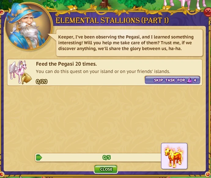 Elemental Stallions | Magic Islands Wikia | Fandom