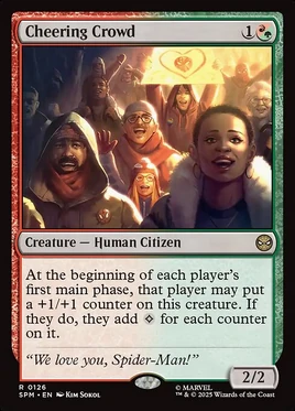 Cheering Crowd | Magic: The Gathering Marvel's Spider-Man Wiki | Fandom