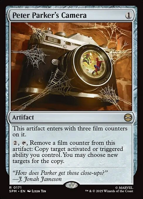 Peter Parker's Camera | Magic: The Gathering Marvel's Spider-Man Wiki ...