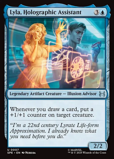 Lyla, Holographic Assistant | Magic: The Gathering Marvel's Spider-Man Wiki | Fandom
