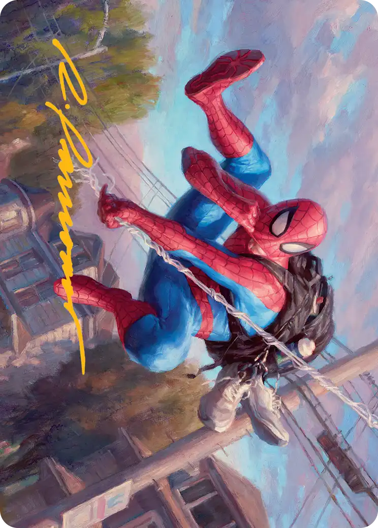 Spider-Man, Web-Slinger (Art) | Magic: The Gathering Marvel's Spider ...