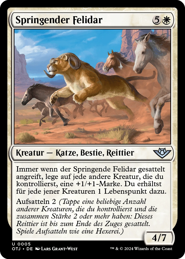 Springender Felidar | Magic: The Gathering Wiki | Fandom