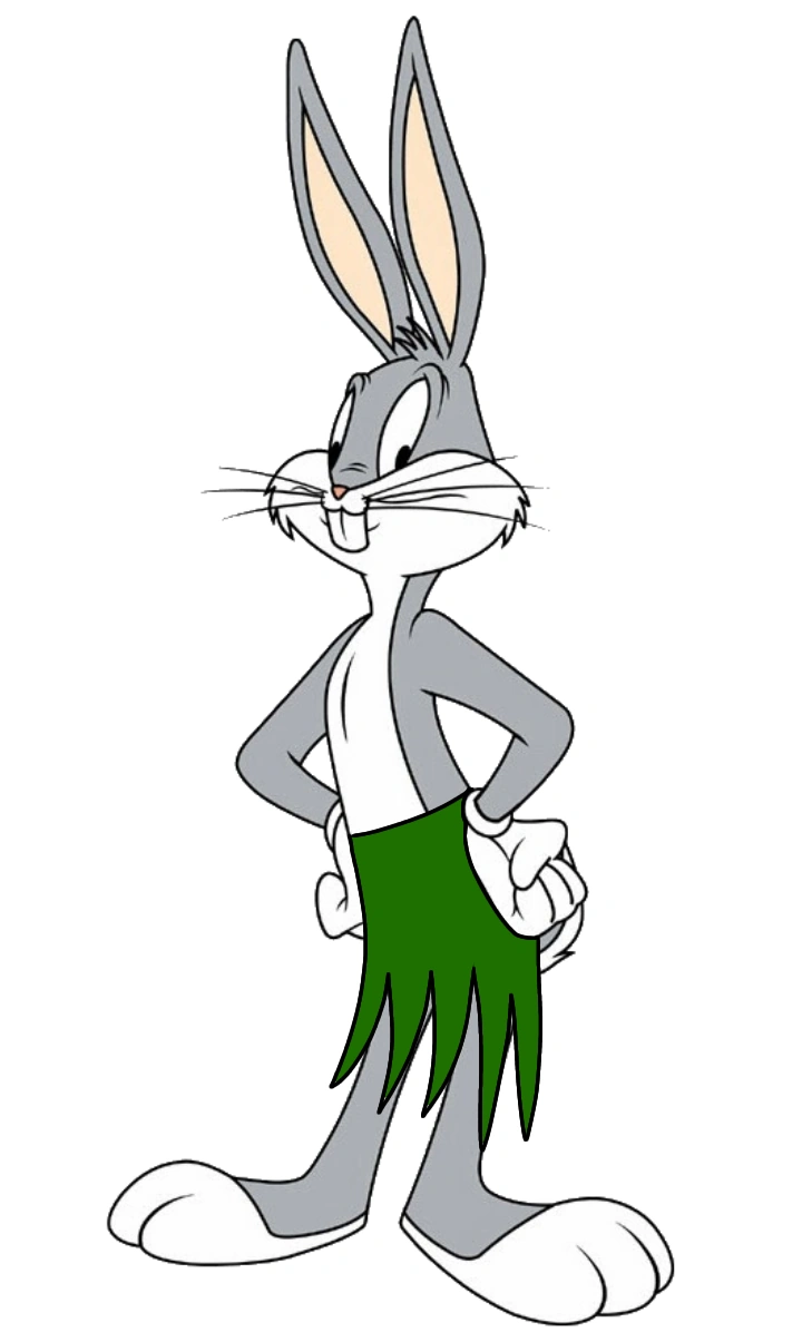 The Main Eight Looney Tunes Characters in Their Hula Outfits | Magical ...