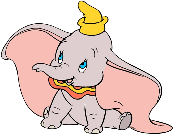 Dumbo, Timothy Q Mouse and Jim Crow and his brothers Clip Art | Magical ...