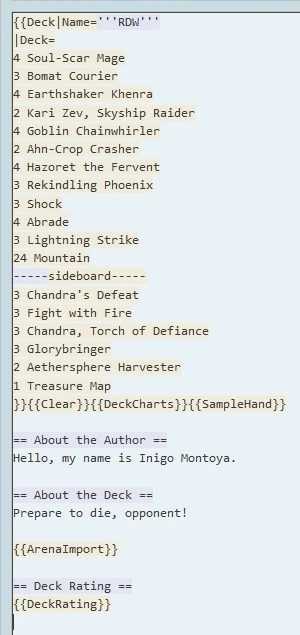 Decklists Tutorial | MagicArena Wiki | Fandom