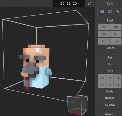 Loop (interface) | MagicaVoxel Wiki | Fandom