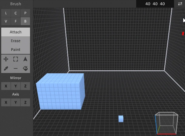 Box mode (interface)/0.99.5a | MagicaVoxel Wiki | Fandom