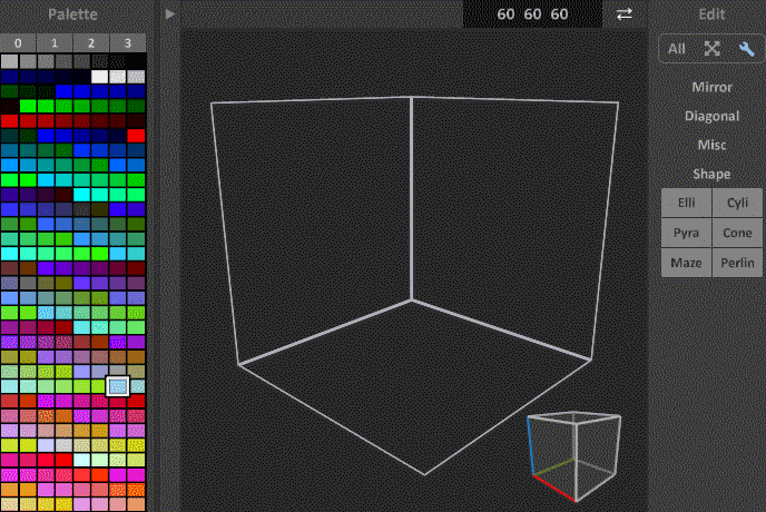 Shape (model) (interface) | MagicaVoxel Wiki | Fandom