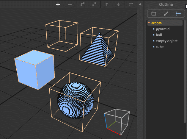 Group objects (interface) | MagicaVoxel Wiki | Fandom