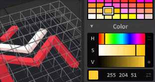 Color menu (interface)/0.99.4.2a | MagicaVoxel Wiki | Fandom