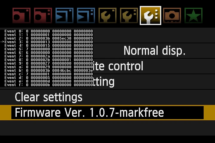 GUI Events | Magic Lantern Firmware Wiki | Fandom