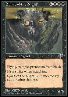 Spirito della Notte (Spirit of the Night) | Magic: the Gathering Wiki ...