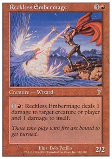 Mago Temerario delle Braci (Reckless Embermage) | Magic: the Gathering ...