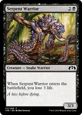 Guerriero Serpente (Serpent Warrior) | Magic: the Gathering Wiki | Fandom
