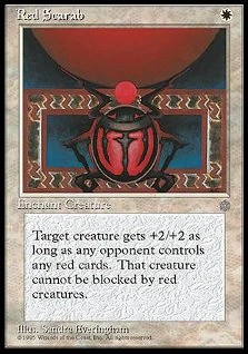 Scarabeo Rosso (Red Scarab) | Magic: the Gathering Wiki | Fandom
