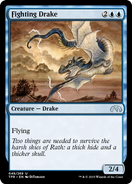 Draghetto Combattente (Fighting Drake) | Magic: the Gathering Wiki | Fandom