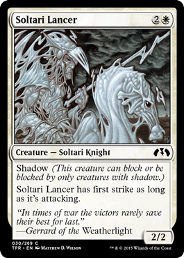 Lanciere Soltari (Soltari Lancer) | Magic: the Gathering Wiki | Fandom