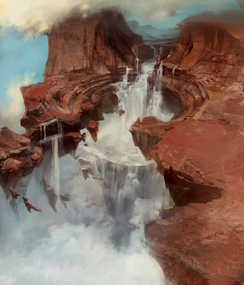 Cascata a Precipizio (Cascade Bluffs) | Magic: the Gathering Wiki | Fandom
