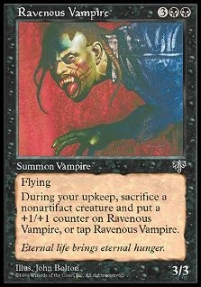 Vampiro Famelico (Ravenous Vampire) | Magic: the Gathering Wiki | Fandom